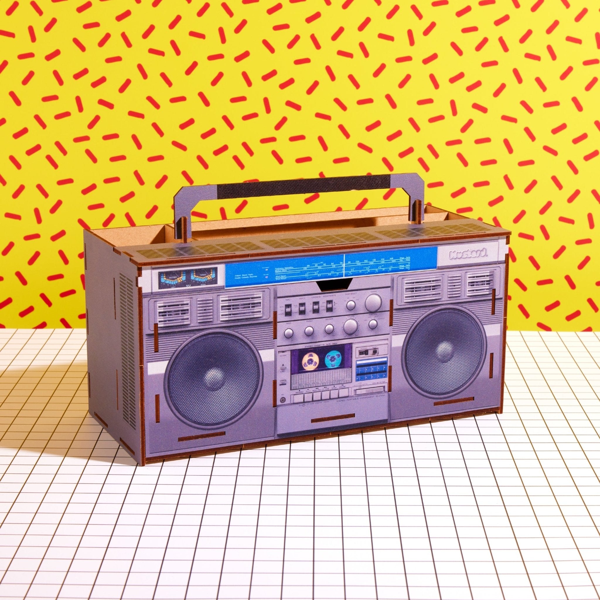 Boombox Desk Organiser - Mustard London