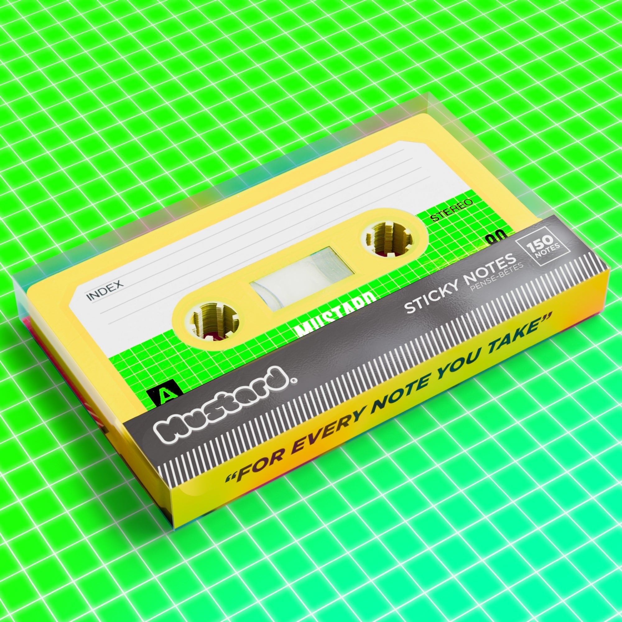 Dippy Dog Sticky Note Dispenser - Mustard London