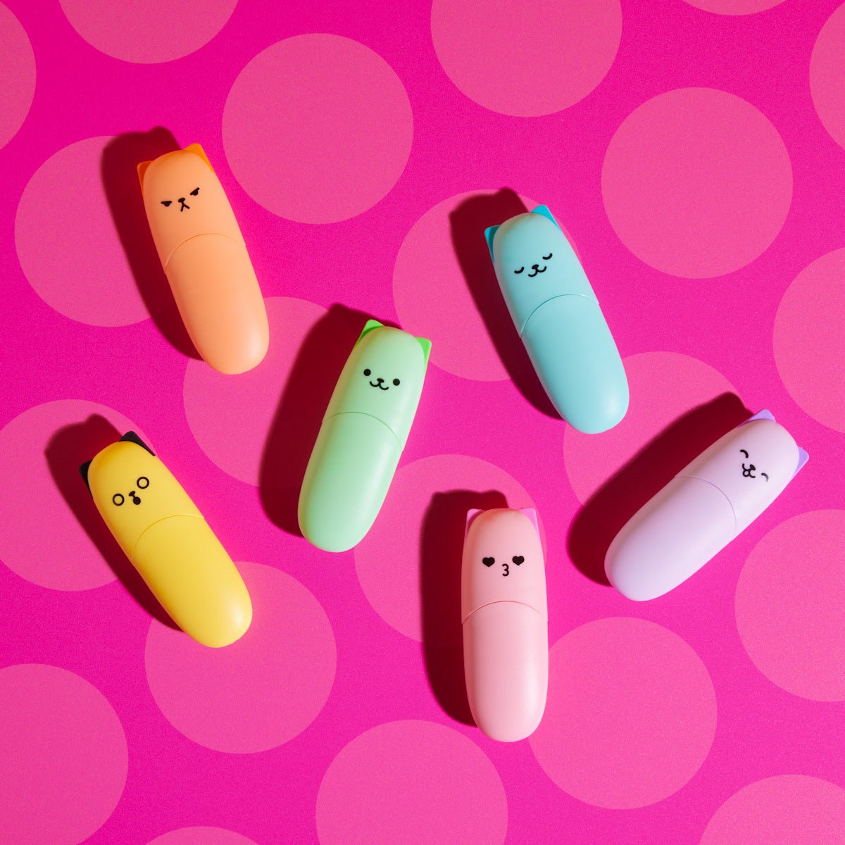 Kitty Cat Highlighters - Mustard London