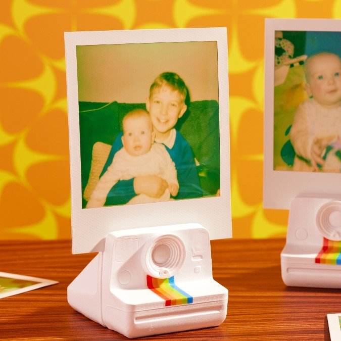 Polaroid Mini Camera Shaped Photo Holders - Mustard London
