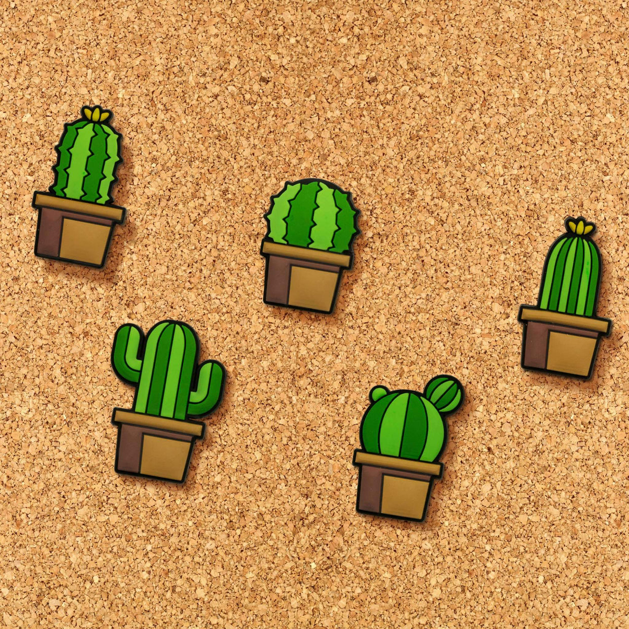 Cactus Push Pins - Mustard London