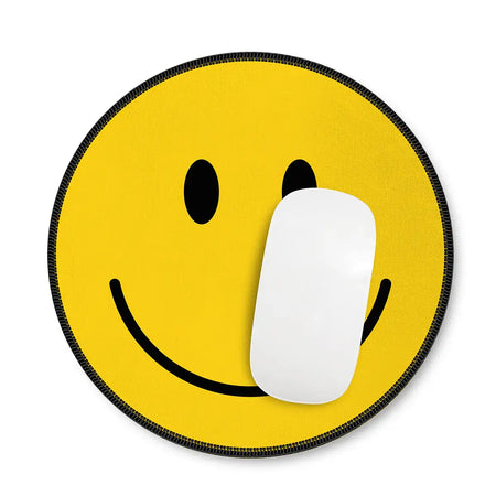 Happy Face Desk Mousepad - Mustard London