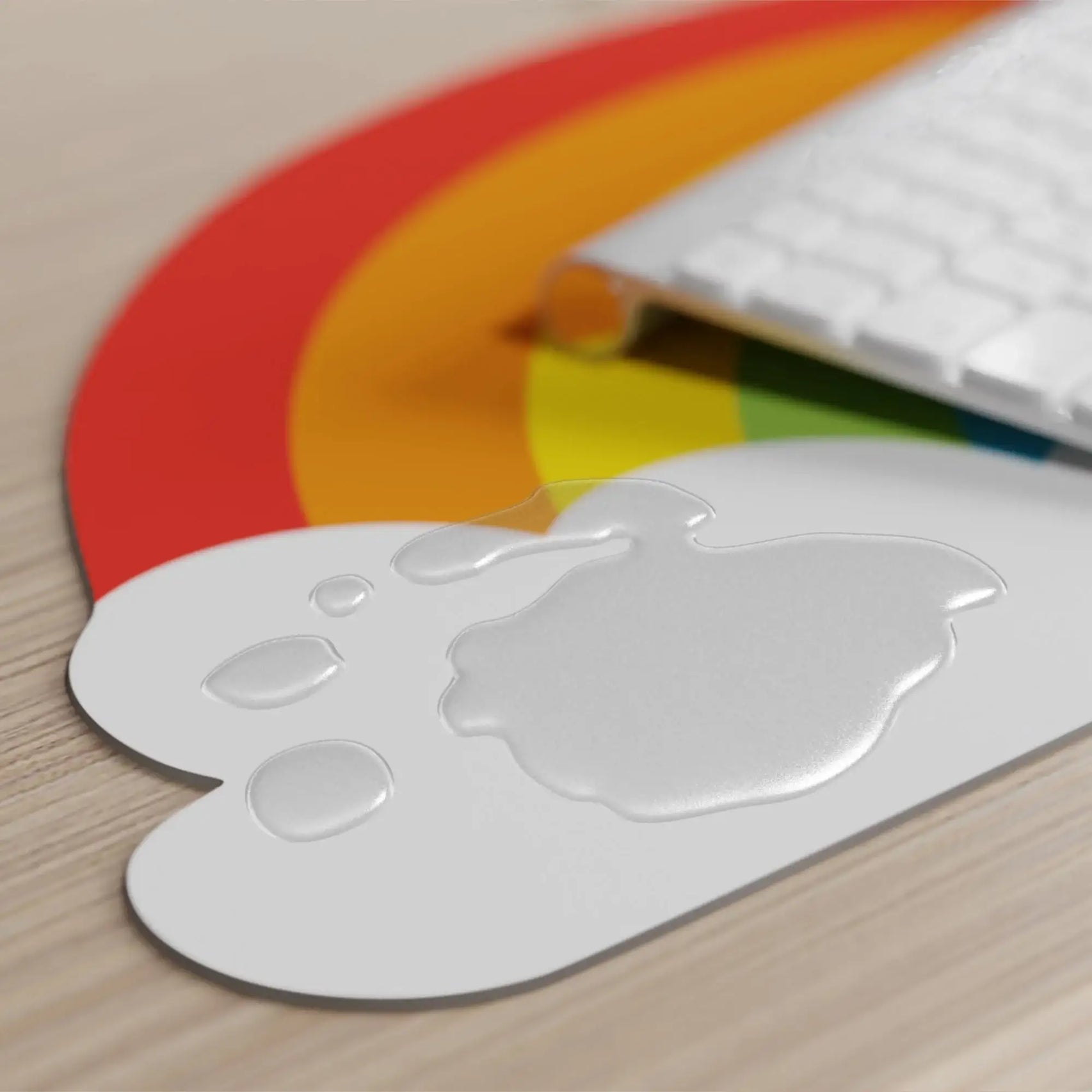 Rainbow Desk Mat - Mustard London