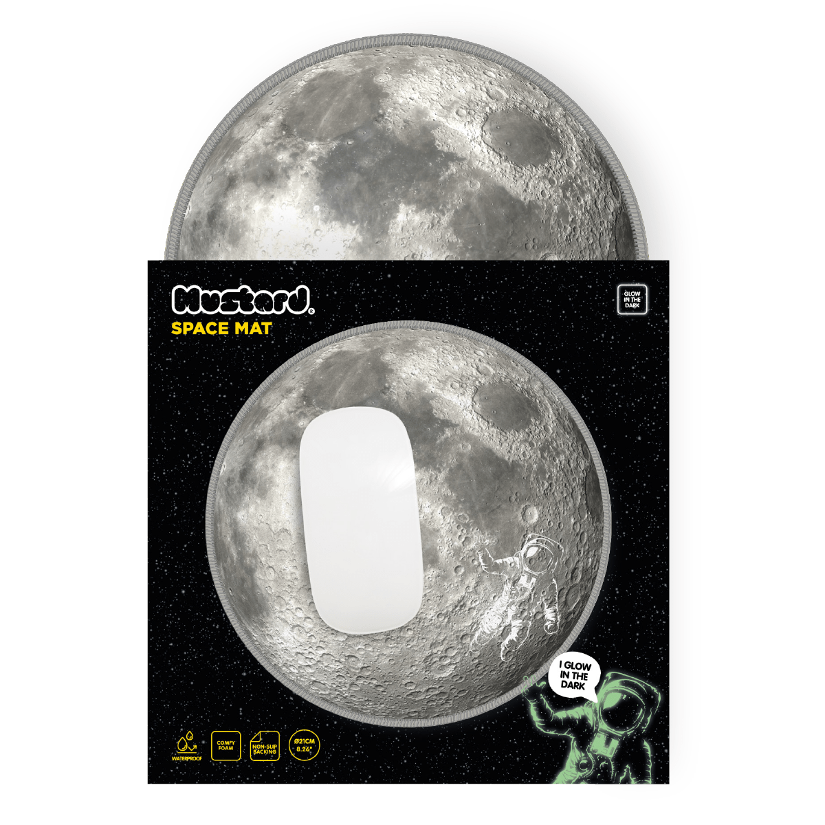 Space Mat Desk Mousepad - Mustard London