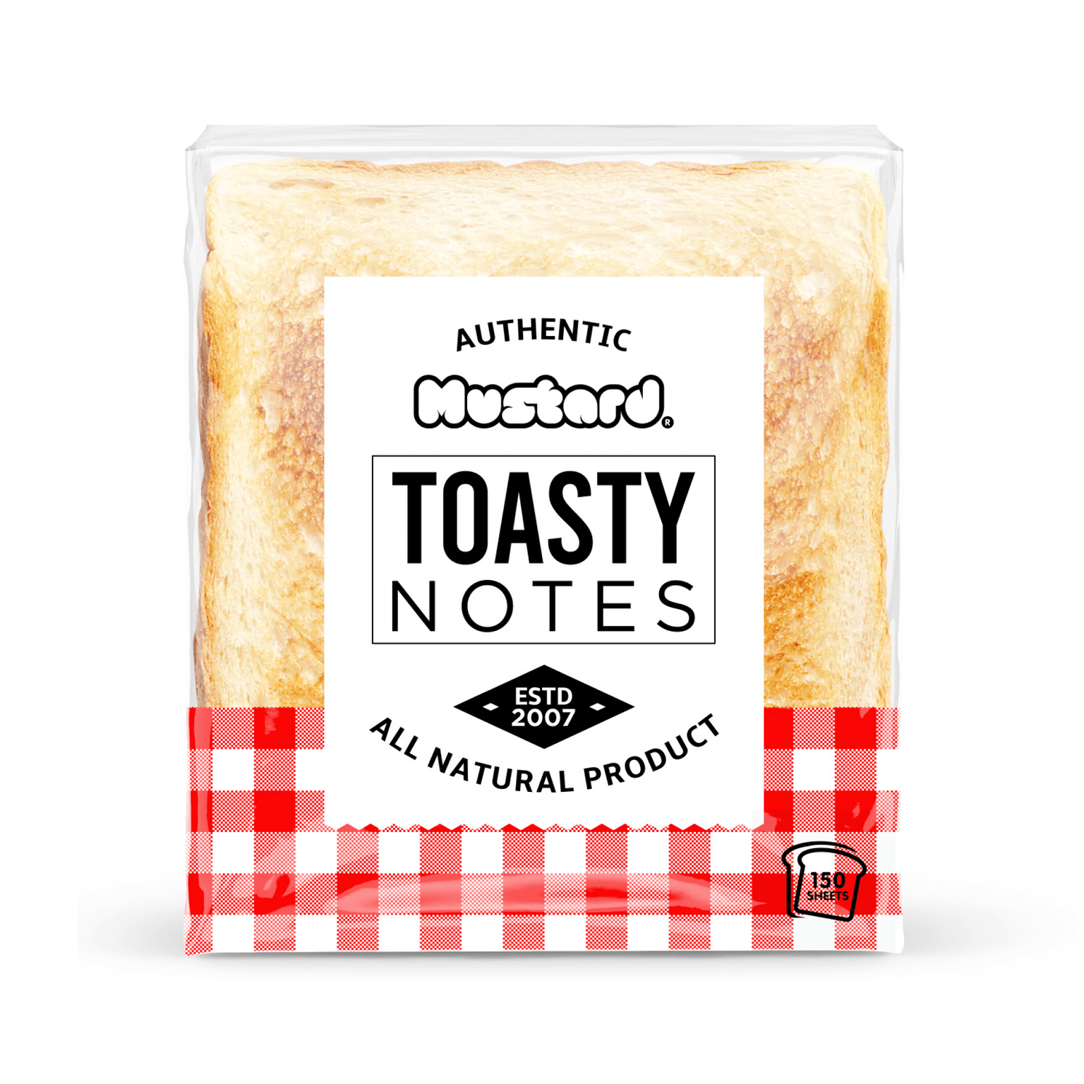 Toasty Sticky Notes - Mustard London