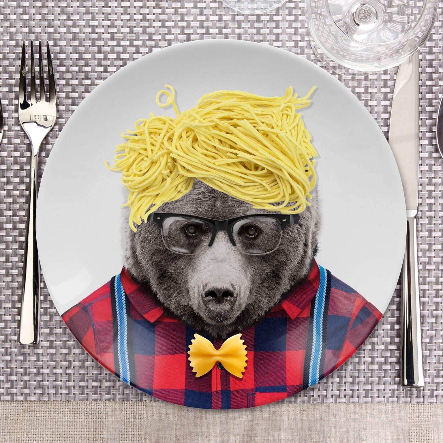 Wild Dining Bruce Bear - Mustard London