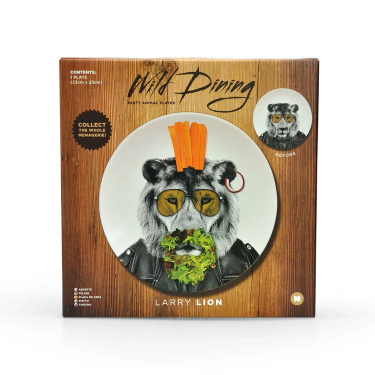 Wild Dining Larry Lion - Mustard London